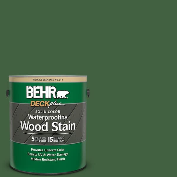 BEHR DECKplus 1 gal. #S400-7 Deep Viridian Solid Color Waterproofing ... BEHR DECKplus 1 gal. #S400-7 Deep Viridian Solid Color Waterproofing ...