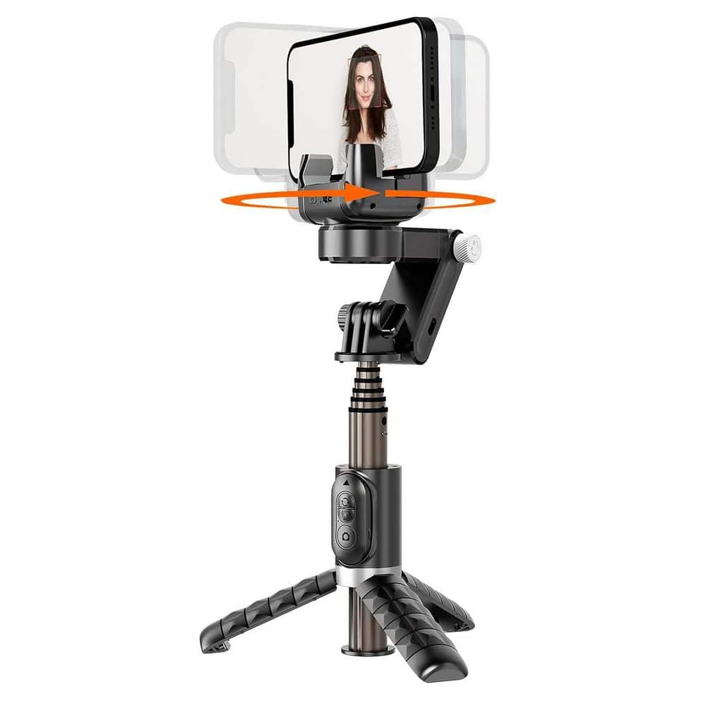 OBJLGEV 2-Axis Gimbal Stabilizer with Auto Face Tracking, 360° Rotation ...