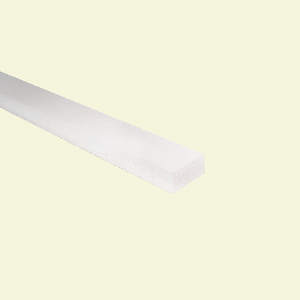 AZEK Trim 3/4 in. x 1-1/2 in. x 8 ft. S2STrim PVC Board 676906 - The ...