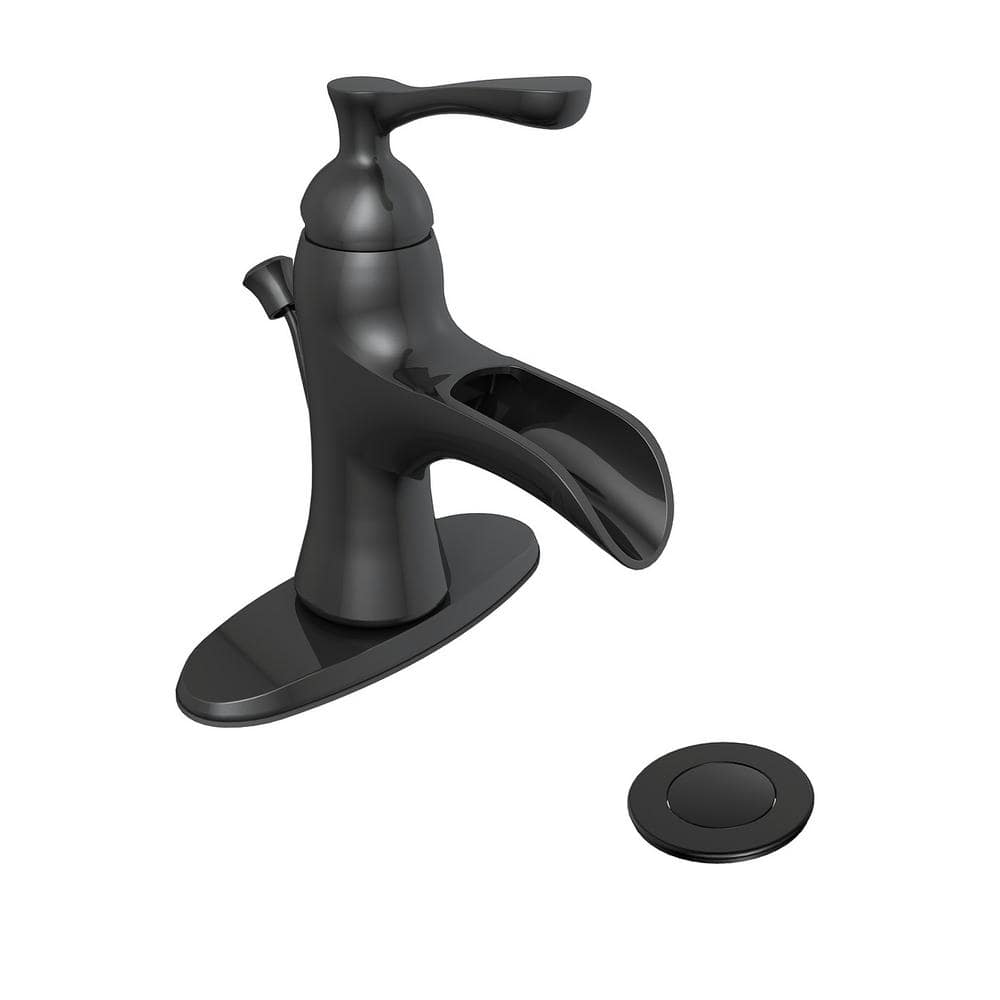 PRIVATE BRAND UNBRANDED Deveral Single-Handle Single-Hole Waterfall ...