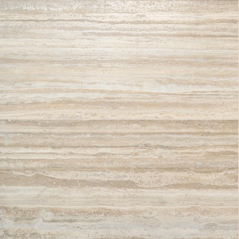 Ivy Hill Tile Imperia Travertine Hazelnut 23.5 in. x 47.08 in. Stone ...