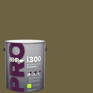 BEHR PRO 1 gal. #ICC-88 Classic Olive Low Luster Exterior Paint PR62301 ...