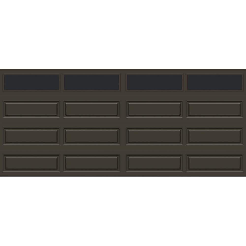 Clopay Classic Steel Long Panel 16 ft. x 7 ft. Insulated 12.9 R-Value ...