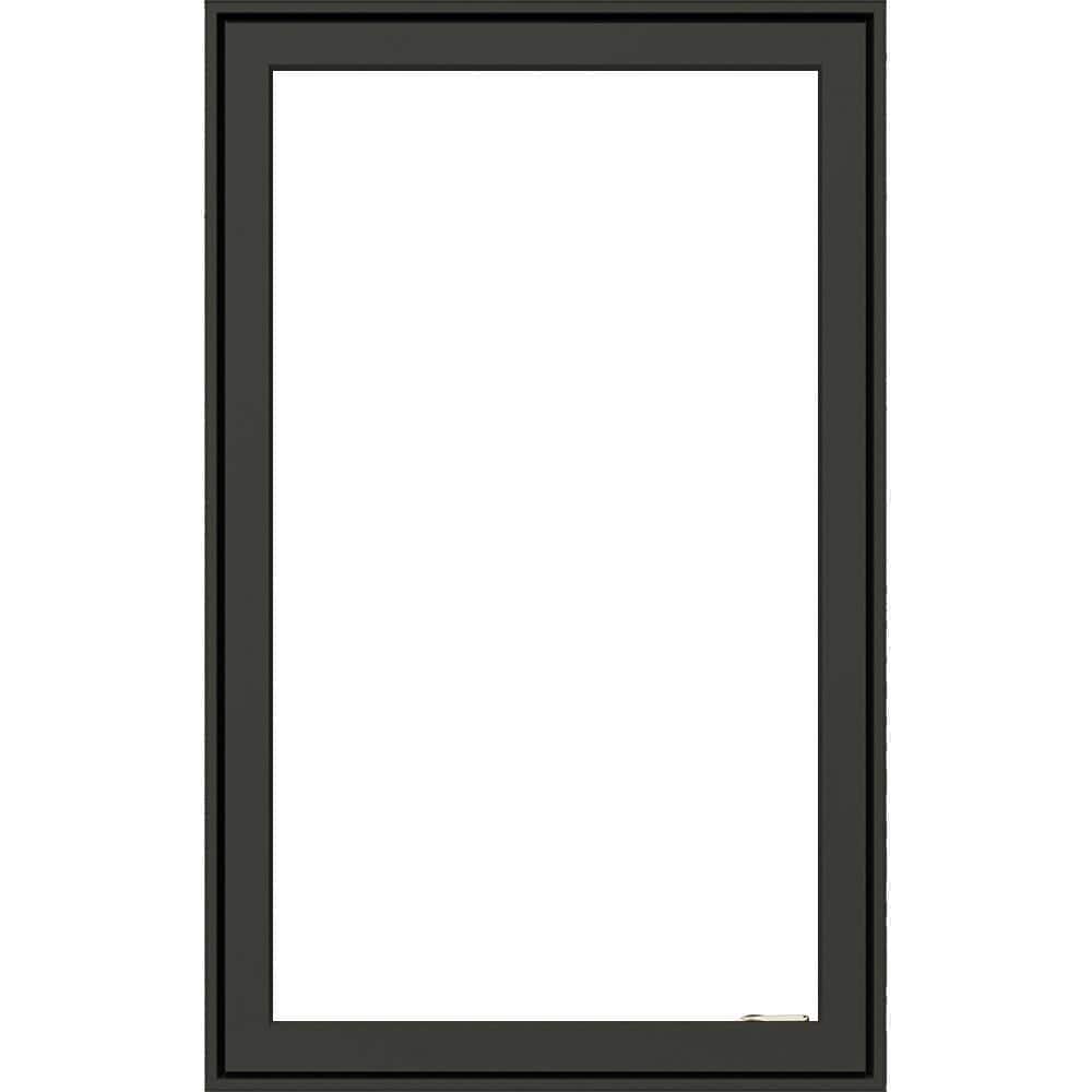 JELD-WEN 28 in. x 54 in. W5500 Left-Hand Casement Wood Clad Window With ...