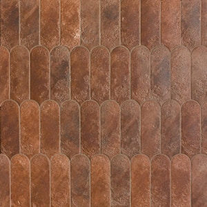 Ivy Hill Tile Aerial Canyon Terracotta 2.83 in. x 7.68 in. Textured ...