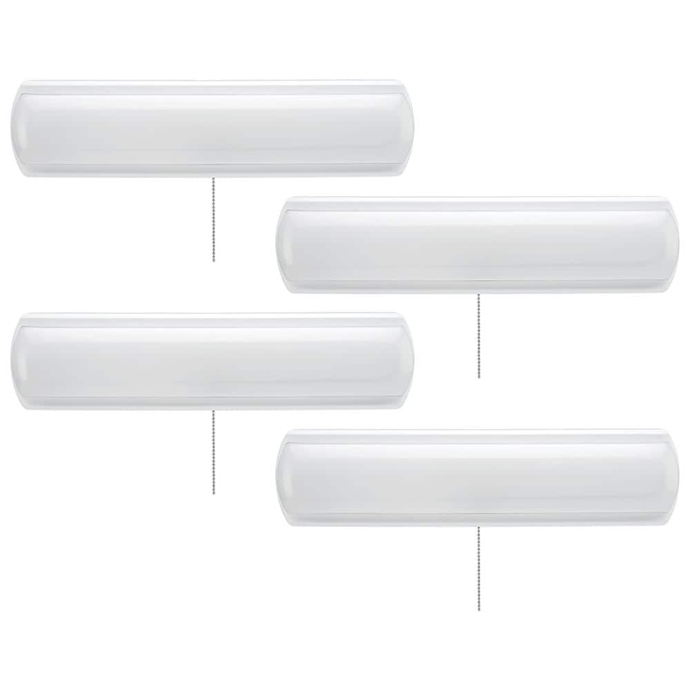 ETI LIGHTING 18 in. Closet Light with Pull Chain LED Flush Mount 1200 ...