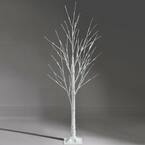 GERSON INTERNATIONAL 5 ft. H Electric 2-D Tree with Warm White LED ...