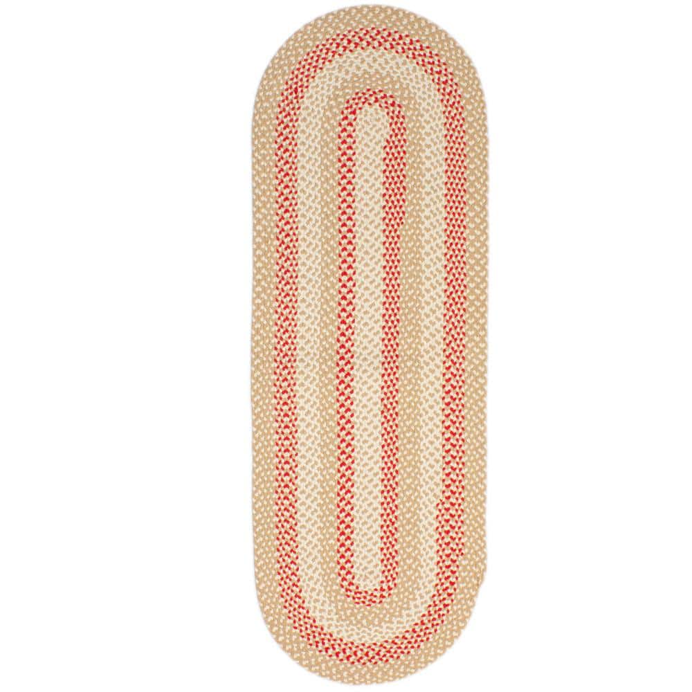 Super Area Rugs Plymouth Beige 2 ft. x 6 ft. Geometric Farmhouse Runner ...