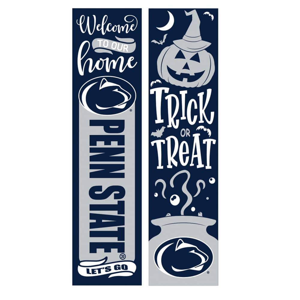 Evergreen 47 in. Double Sided Leaner Halloween Prop Porch Sign, Penn ...