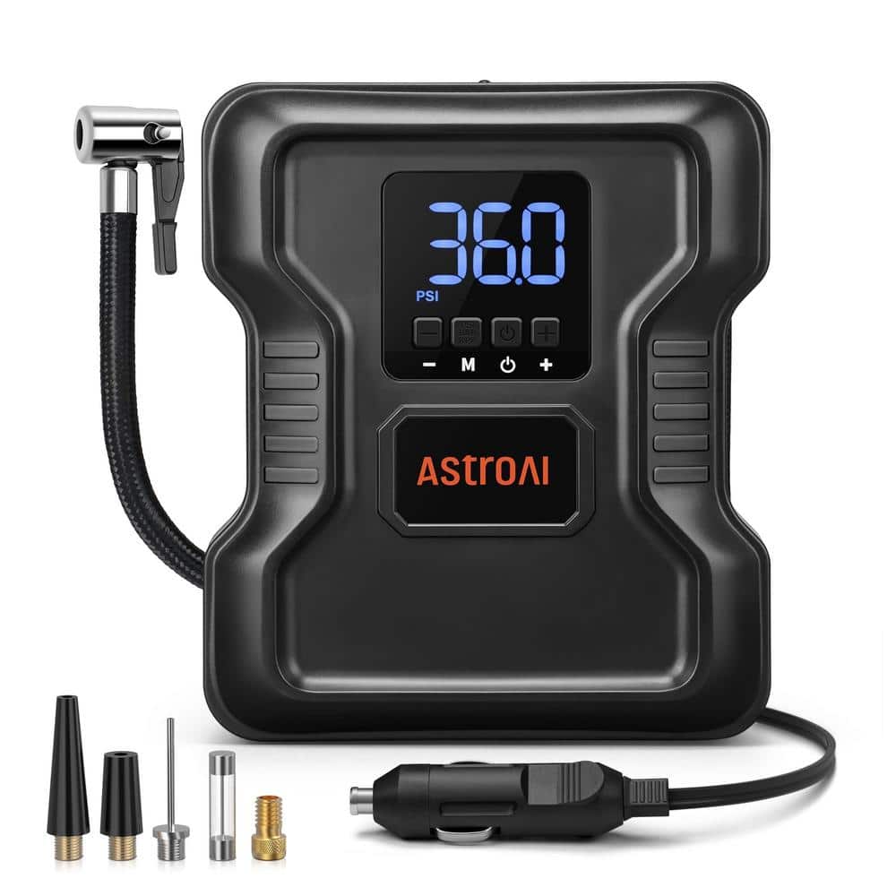 AstroAI Portable Tire Inflator 150PSI 12V DC Air Compressor with ...