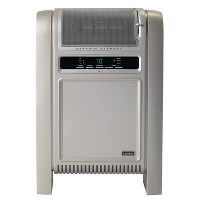 Lasko 23 in. Electric Cyclonic Ceramic Console Heater with Remote CC24910