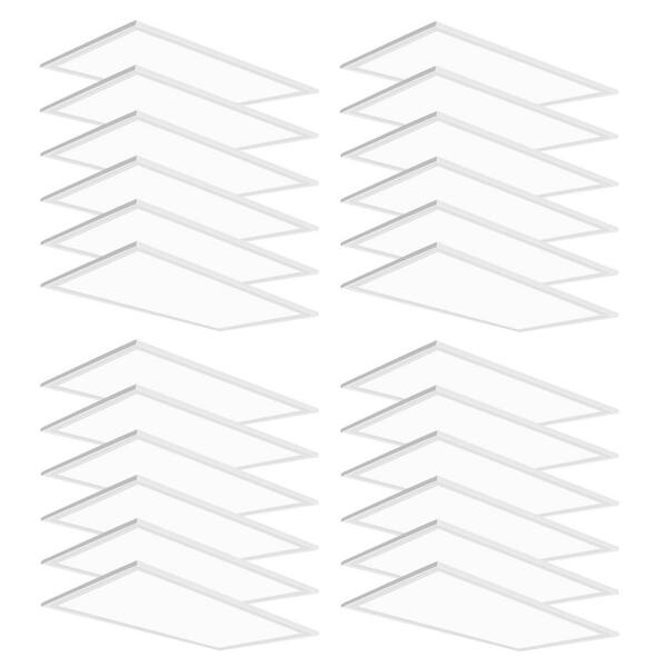 KOAOEIRS 2 ft. x 4 ft. 7800 Lumens Integrated LED Panel Light, 5000K ...
