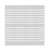 FORGERIGHT 6 ft. H x 6 ft. W Deco Grid Black Steel Fence Panel (5-Pack ...