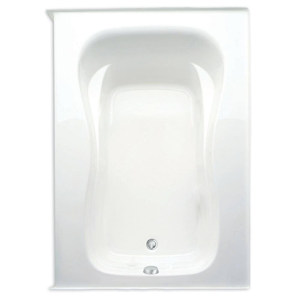 Aquatic Marratta 60 in. Acrylic Right Drain Rectanglular Alcove Soaking ...