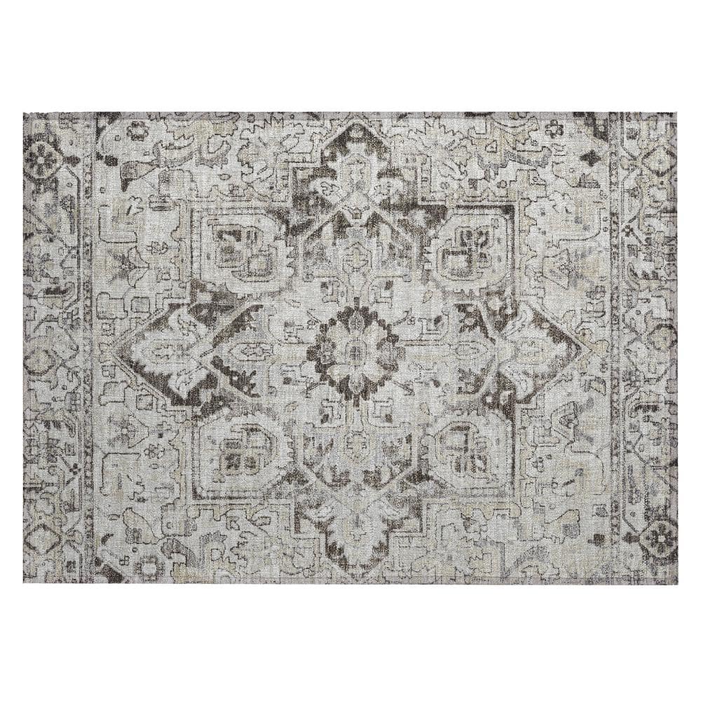 Addison Rugs Chantille ACN570 Ivory 1 ft. 8 in. x 2 ft. 6 in. Machine ...