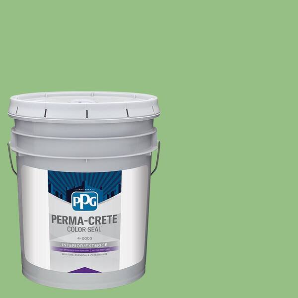 Reviews for Perma-Crete Color Seal 5 gal. PPG1223-5 Hearty Hosta Satin ...