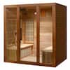 SUNRAY SAUNAS Roslyn 4-Person Infrared Cedar Sauna HL400KS - The Home Depot