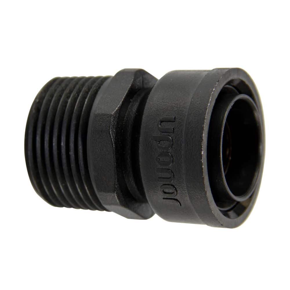 Uponor TotalFit 3/4 in. Push-to-Connect x 1 in. NPT Engineered Polymer ...