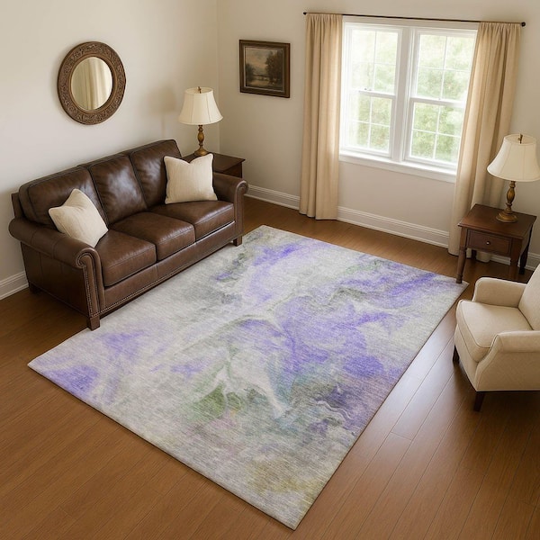 Addison Rugs Mayfield Premium Machine Washable Abstract AMF1679 ...