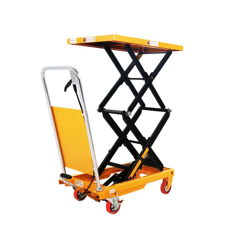 APOLLOLIFT 330 lbs. Load Hydraulic Double Scissor Lift Table 43 in ...