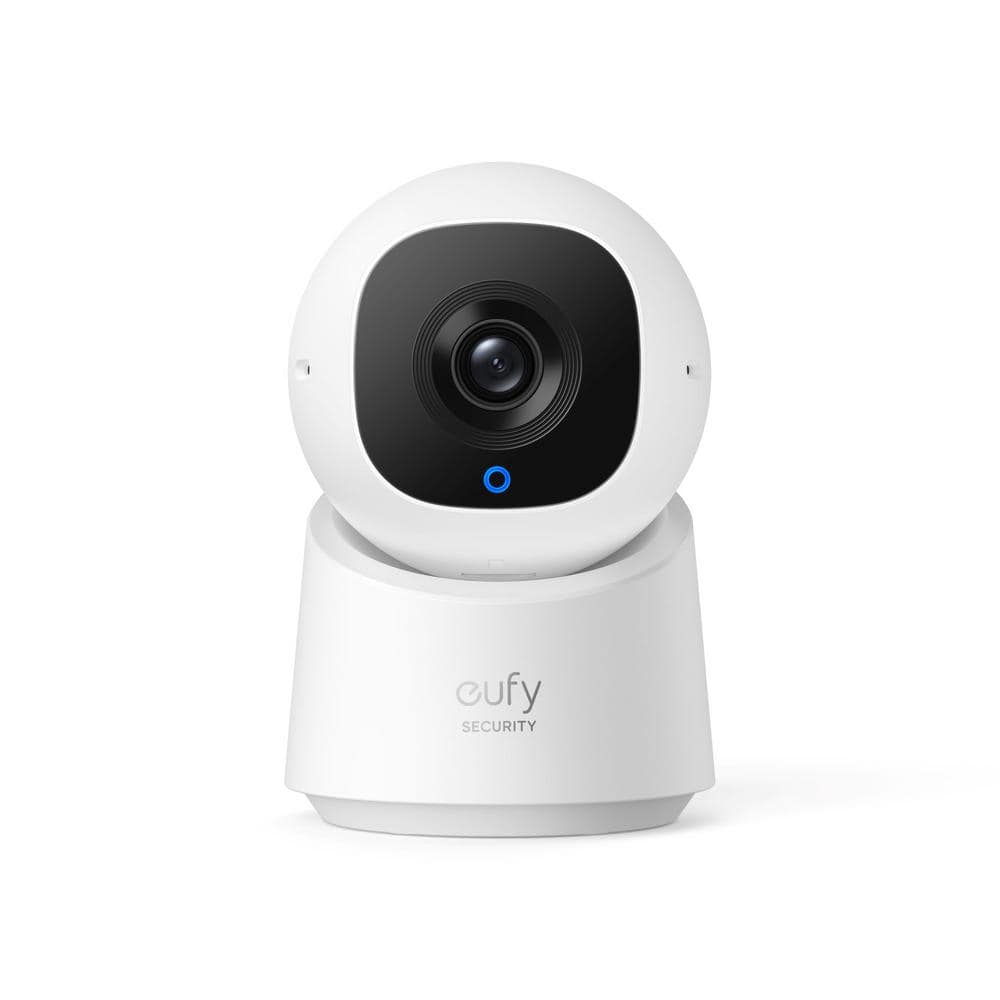 eufy C220-Wireless Indoor Hardwired Pan and Tilt Security Camera with ...