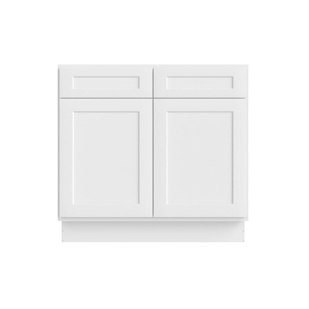 Furinno 36 in. W 21 in. H 34.5 in. D Ready to Assemble Plywood Vanity ...