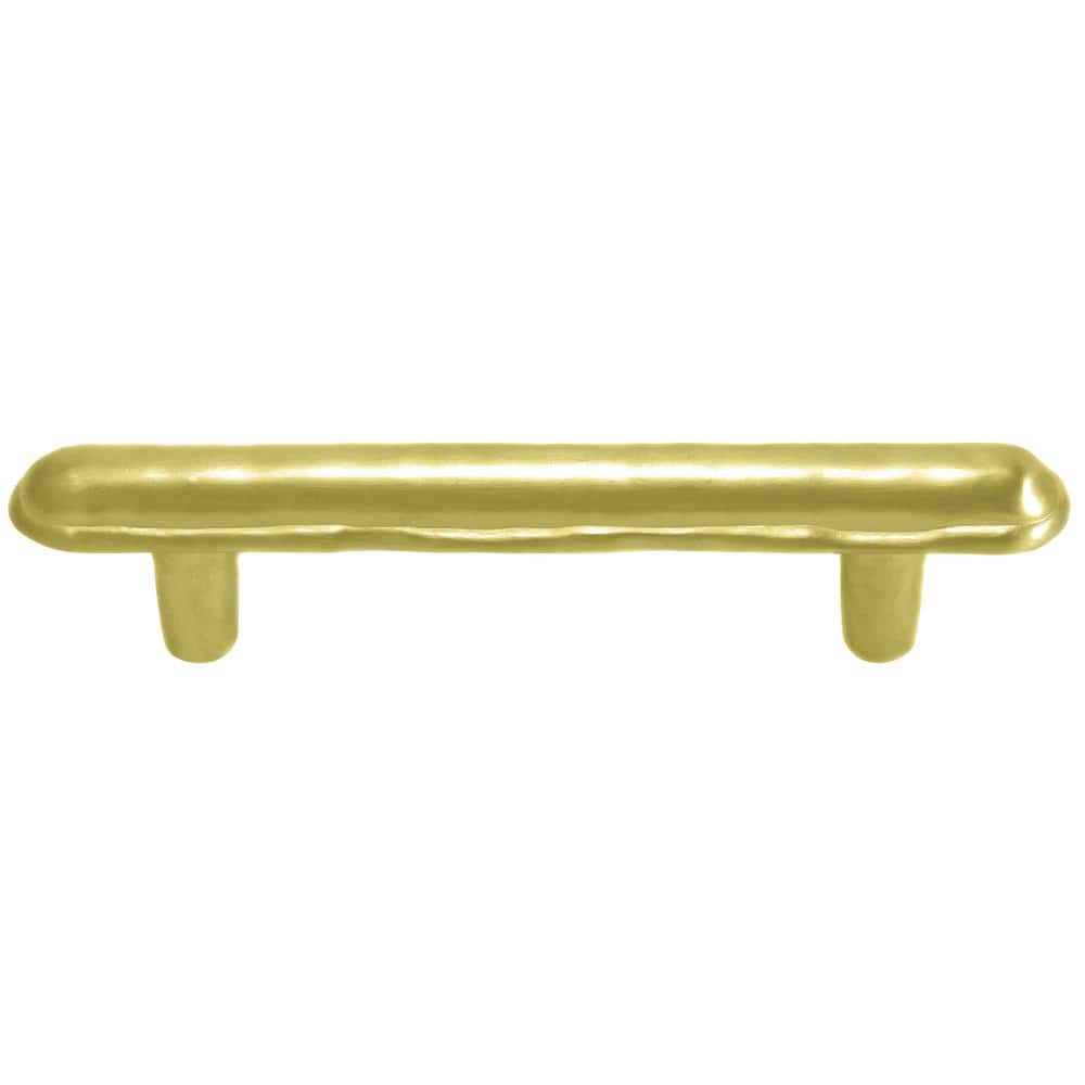 Laurey Merlot 3 in. Center-to-Center Satin Brass Bar Pull Cabinet Pull ...