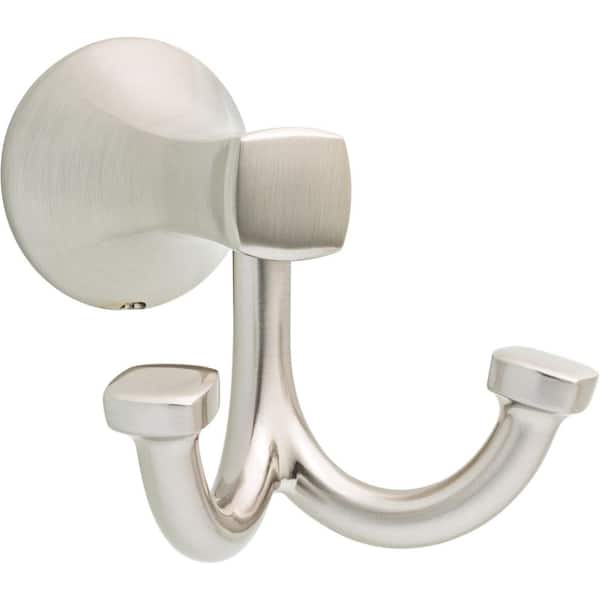 Delta Dallace J-Hook Wall Mount Double Robe/Towel Hook Bath Hardware ...