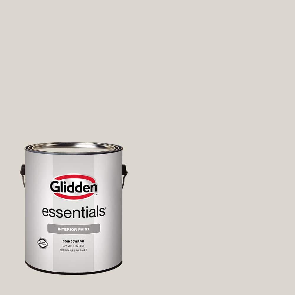 Glidden Essentials 1 gal. PPG1025-2 Silent Smoke Semi-Gloss Interior ...