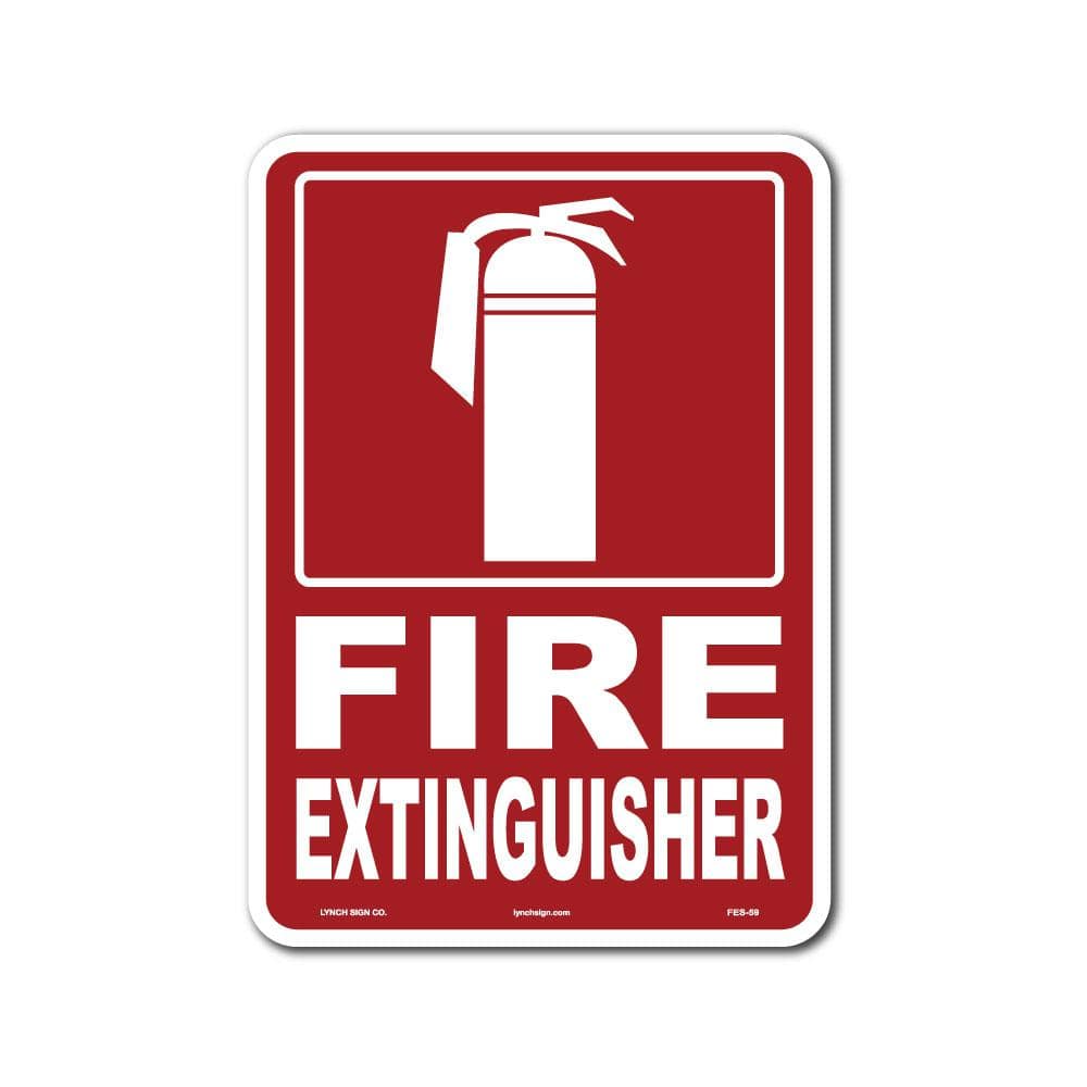 Lynch Sign 7 in. x 10 in. Fire Extinguisher Sign Printed on More ...