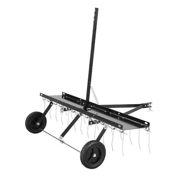 Reviews for VEVOR 21 in. Lawn Sweeper Tow Behind, 3.5 Cu. Ft. 25 in ...