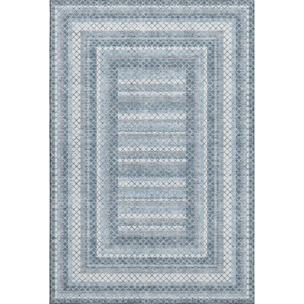 Addison Rugs Mayfield Premium Machine Washable Abstract AMF2011 Denim 9 ...