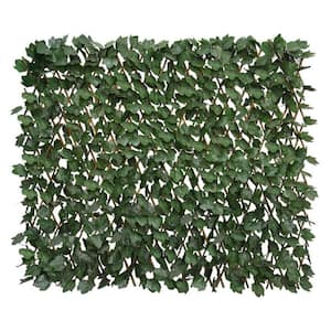 22 in. L x 120 in. W Green Expandable Fence Privacy Screen for Balcony ...