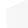48 in. x 96 in. x 0.157 in. White Twin Wall Plastic Sheet 1TW9648C ...