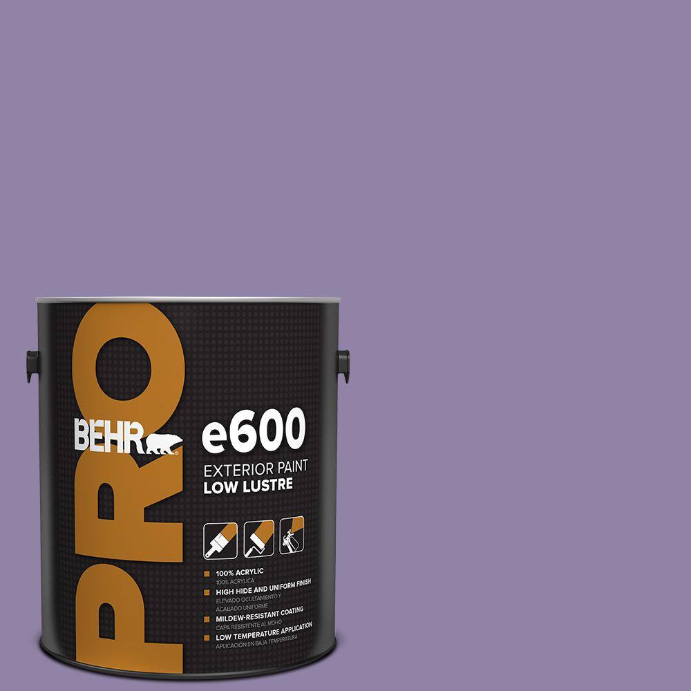 BEHR PRO 1 gal. #650D-5 Fabulous Grape Low Luster Exterior Paint ...