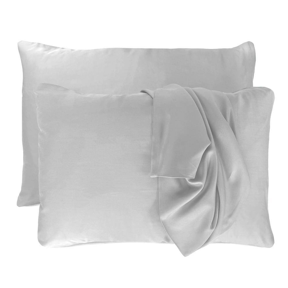 BEDVOYAGE Luxury 100% Stone Viscose from Bamboo King Pillowcase Set ...