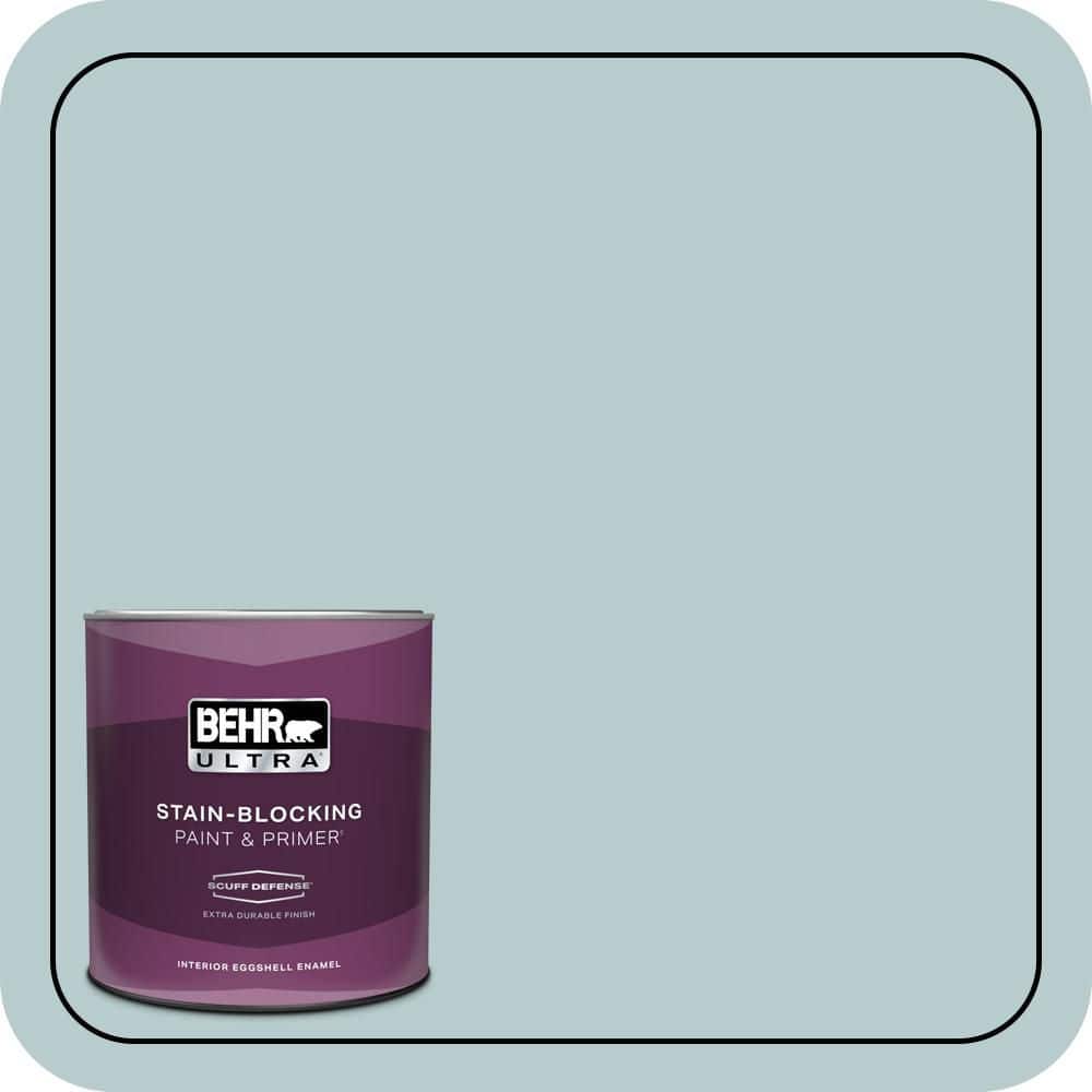 BEHR ULTRA 1 qt. #MQ3-54 Dayflower Extra Durable Eggshell Enamel ...