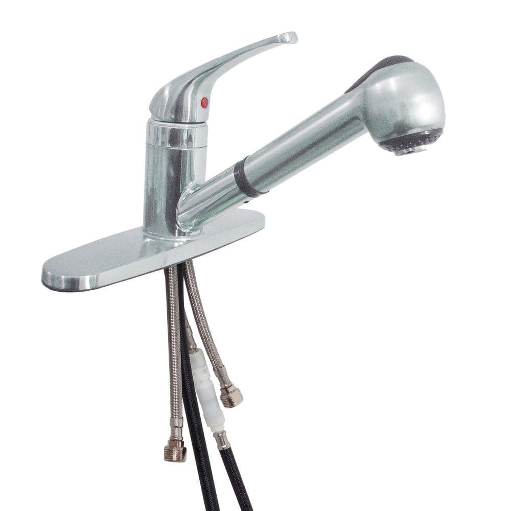 American Brass RV Metal Pullout Faucet with Single Lever Handle 8 in ...