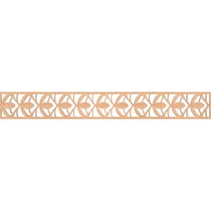 Ekena Millwork Salem Fretwork 0.25 in. D x 47 in. W x 12 in. L Alder ...