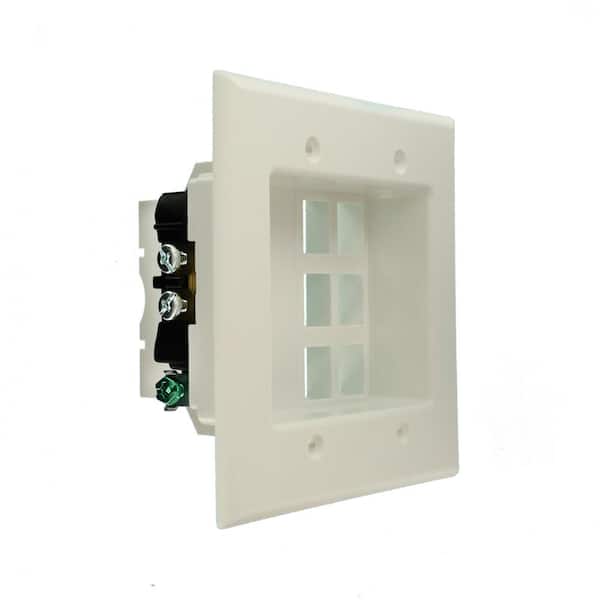 Leviton Recessed Wall Phone Leviton 47617 HPC | High Profile Cover, To