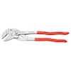 KNIPEX Heavy Duty Forged Steel 12 in. Pliers Wrench with Nickel Plating ...