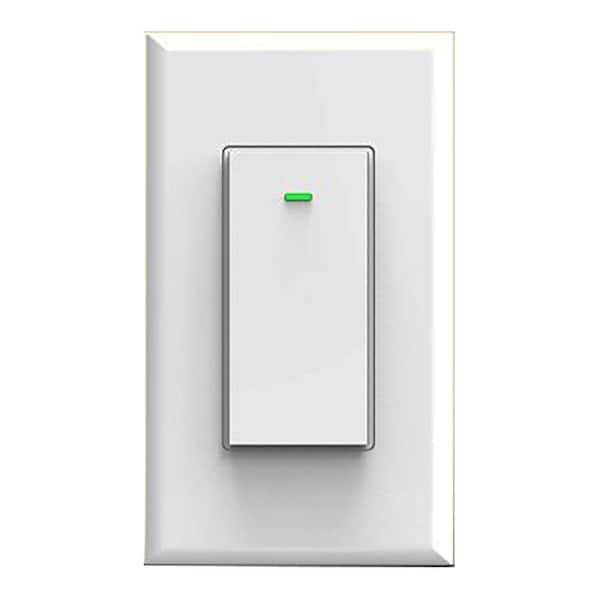 BAZZ Wi-Fi Wall Switch, White SWTCHWFW1 - The Home Depot