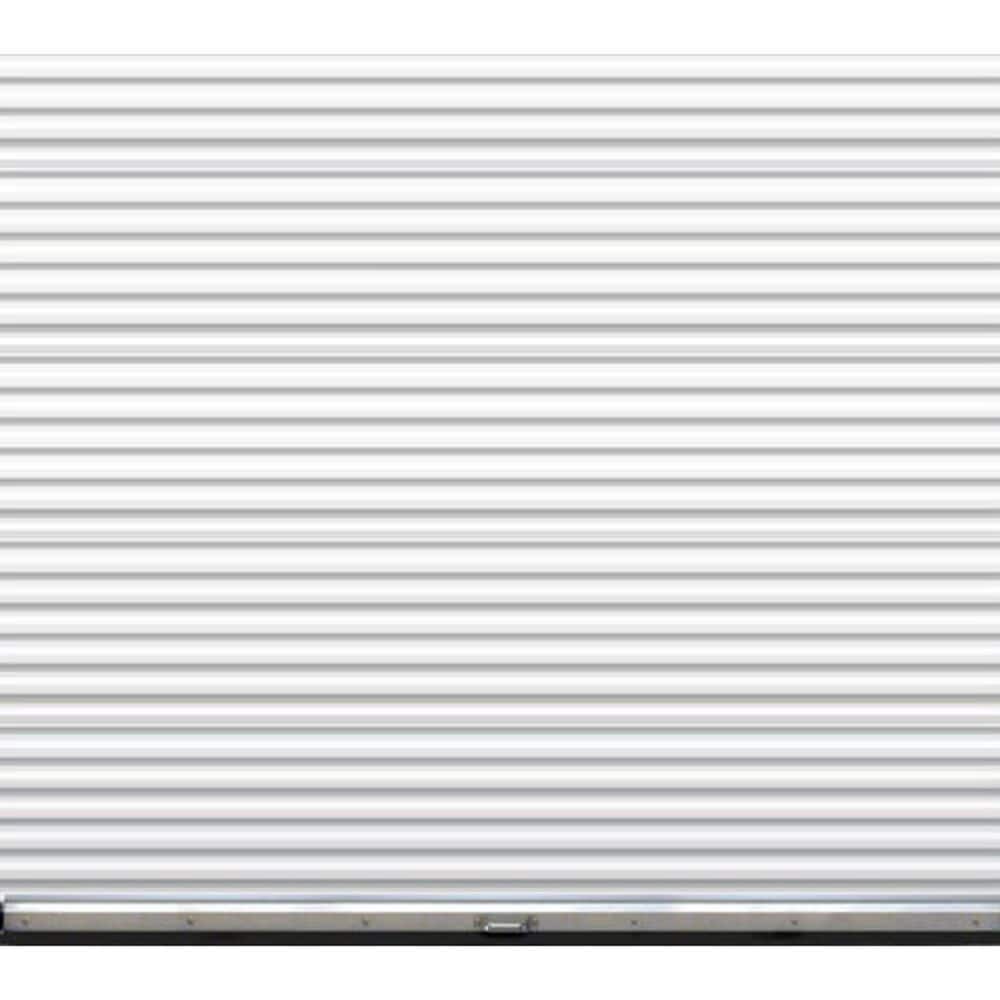 Clopay Roll-Up 9 ft. x 7 ft. Non-Insulated Glossy White Garage Door ...