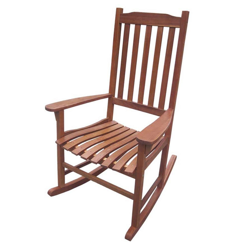 northbeam Wood Natural Stained Outdoor Rocking Chair MPG-PT-41110 - The ...