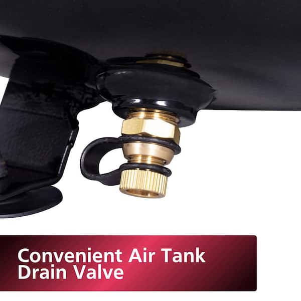 Husky 3 Gal. 120 PSI Portable Electric Oil-Free Light Duty Pancake Air ...