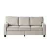 JAYDEN CREATION Betzy 81 in. Wide Polyester Sofa With Thick Cushion ...