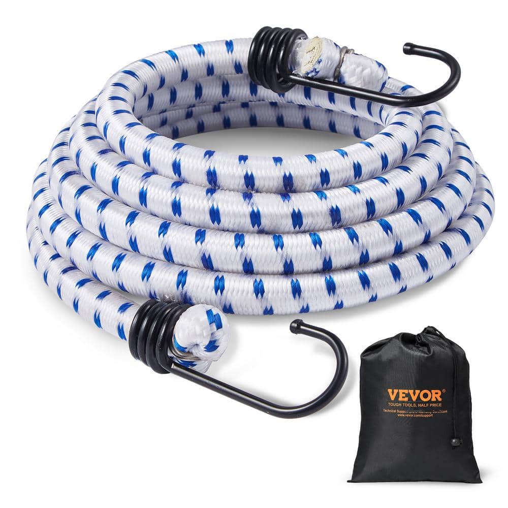 VEVOR 6 Piece Bungee Cords with A3 Steel Hooks, 72 in. Heavy Duty ...