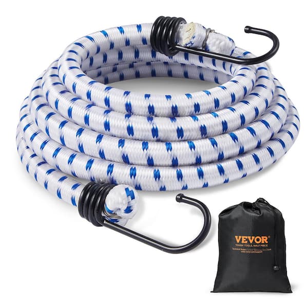 VEVOR 6 Piece Bungee Cords with A3 Steel Hooks, 72 in. Heavy Duty ...