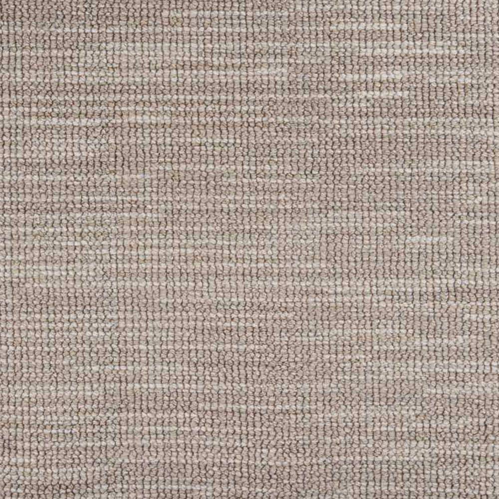 Natural Harmony 9 in. x 9 in. Loop Carpet Sample - Glacial - Color Clay ...