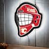 Evergreen Calgary Flames Helmet 19 in. x 15 in. Plug-in LED Lighted ...